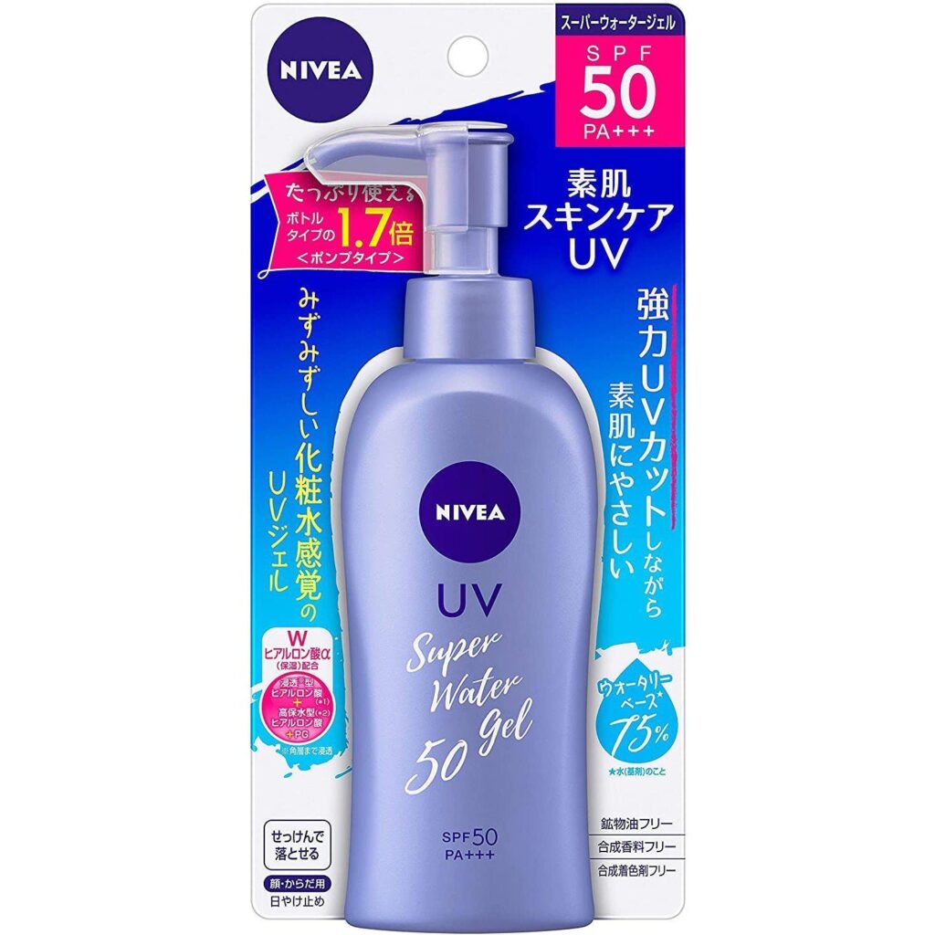Nivea UV Super Water Gel SPF50+ PA+++ 140g | Thebeautyprismng.com