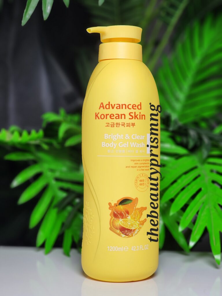 Advanced Korean Skin Bright & Clear Citrus Body Gel Wash -1200ml ...