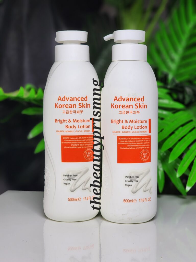 Advanced Korean Skin Bright & Moisture Body Lotion 500ml ...