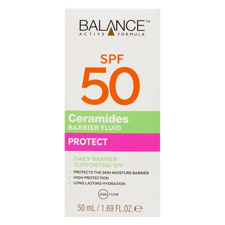 BALANCE -Active Formula Ceramides Barrier Fluid Protect SPF50++ 50ml ...